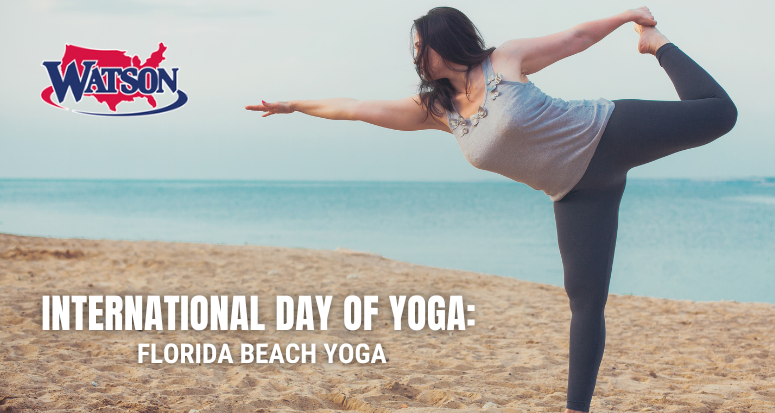 Share article International Day of Yoga: Florida Beach Yoga - Watson ...
